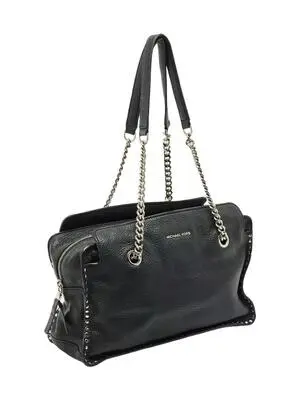 Michael Kors Satchel With Chain Strap - Black