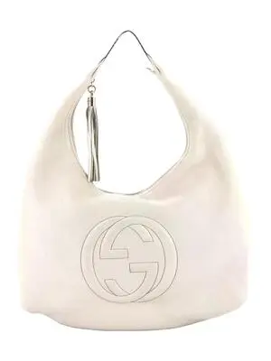 Gucci Soho Leather Large Hobo Bag - Neutrals