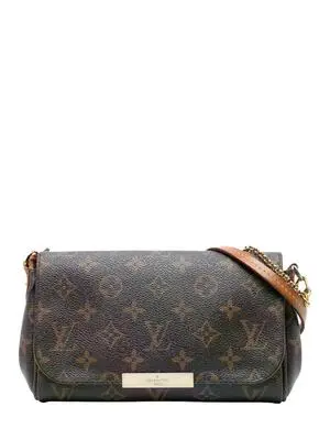LOUIS VUITTON Monogram Favorite Pm Satchel - Brown