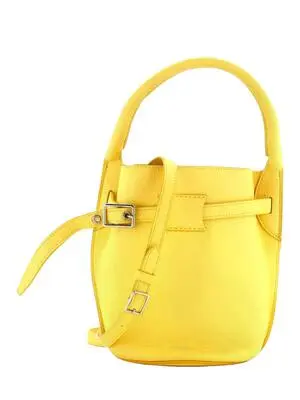 Celine Big Bag Leather Nano Bucket Bag - Yellow