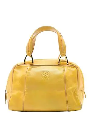 Loewe 1990-2025 Mini Anagram Handbag - Yellow
