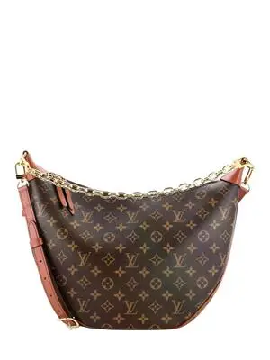 LOUIS VUITTON Loop Reverse Monogram Canvas Hobo Bag - Brown