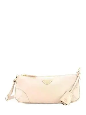 Prada Re-edition 2002 Re-nylon And Leather Shoulder Bag - Neutrals