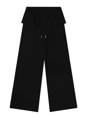 TOUT A COUP Elasticated-waistband Track Pants - Black