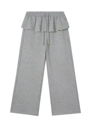TOUT A COUP Elasticated-waistband Track Pants - Grey