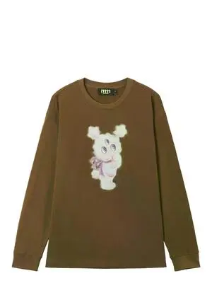 MINI CREAM Printed Long-sleeve T-shirt - Brown