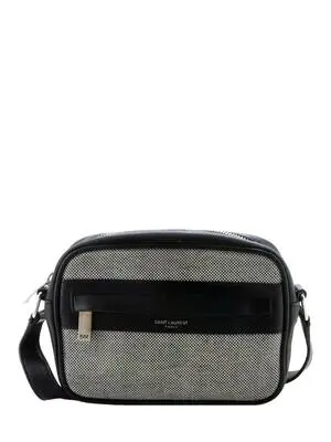 Saint Laurent Camp Camera Small Crossbody Bag - Black