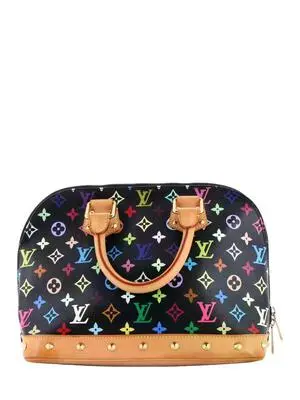 LOUIS VUITTON Alma Satchel Monogram Multicolor Pm - Black