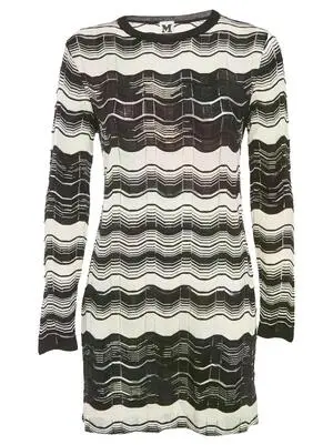 Missoni Wave-knit Mini Dress - Black