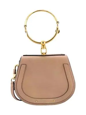 Chloé Nile Leather Small Crossbody Bag - Neutrals
