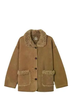 B+AB Buttoned Jacket - Brown