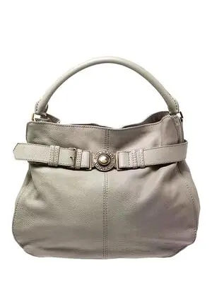 Burberry Lambeth Leather-belted Tote Bag - Grey