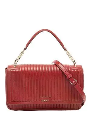 Dkny 2020s Quilted Top-handle Bag - Red