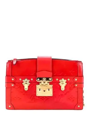 LOUIS VUITTON Trunk Vernis Clutch - Red