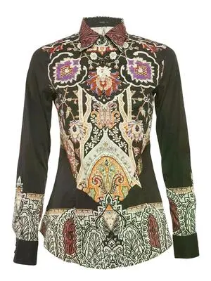 Etro Paisley-print Shirt - Black