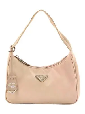 Prada Re-edition 2000 Tessuto Mini Hobo Bag - Neutrals