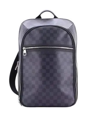 LOUIS VUITTON Michael Nv2 Damier Graphite Backpack - Black