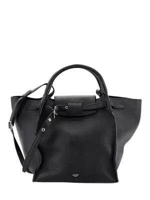 CELINE Grained Calfskin Small Satchel