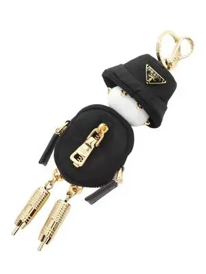 Prada 2020s Robby Hat Bag Charm - Black