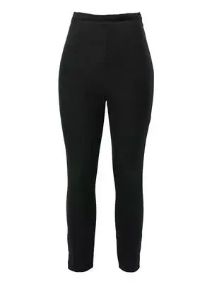 MONDRAIN Cotton Capri Trousers - Black
