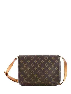 LOUIS VUITTON Musette Tango Monogram Canvas Shoulder Bag - Brown