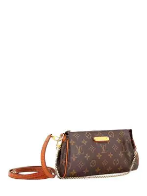 LOUIS VUITTON Eva Handbag Monogram Canvas - Brown