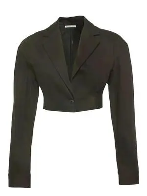 ALEXANDER WANG Cropped Jacket - Black