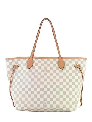 LOUIS VUITTON Neverfull Mm Tote Bag - White