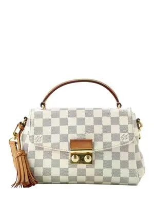 LOUIS VUITTON Croisette Damier Crossbody Bag - White