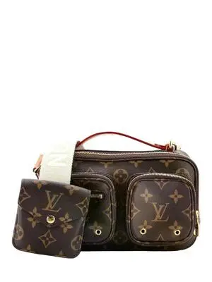LOUIS VUITTON Utility Monogram Canvas Crossbody Bag - Brown