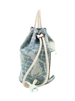 Loewe Sailor Bucket Denim Backpack - Blue