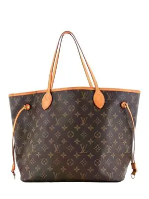LOUIS VUITTON Neverfull Monogram Canvas Mm Tote - Brown