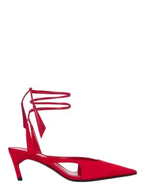 Attico Diane 55mm Slingback Heel - Red