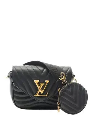 LOUIS VUITTON 2021s Leather Crossbody Bag - Black