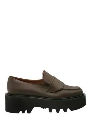 ATP ATELIER Pescara Chunky-sole Loafers - Brown