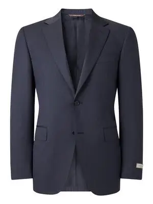 Canali Wool Suit Jacket - Blue