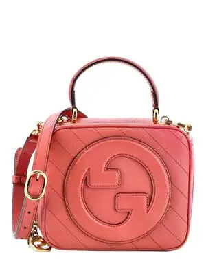 Gucci Blondie Top Handle Satchel - Pink