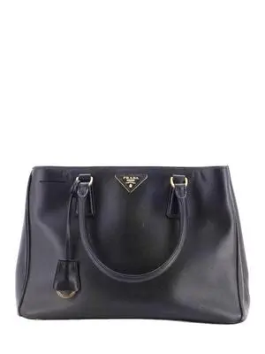 Prada Gardener's Saffiano Leather Medium Tote Bag - Black