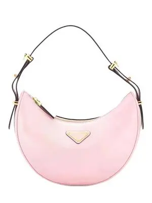 Prada Arque Half Moon Small Hobo Bag - Pink