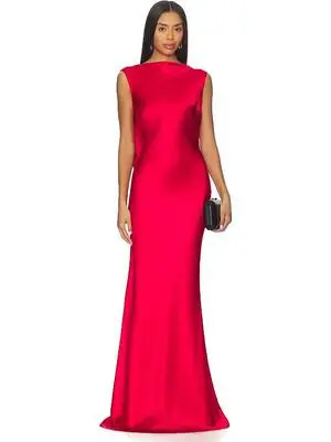 SAU LEE Callie Gown - Red