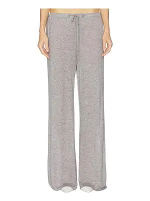 HELSA Elastic Pants In Everyday Jersey - Dark Heather Grey