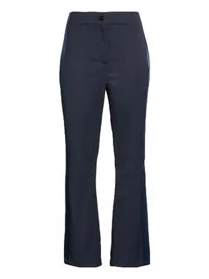 Iceberg Bootcut Pants With Side Seam Stripes - Navy