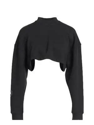 Adidas By Stella McCartney Organic Cotton Sweatshirt - Black