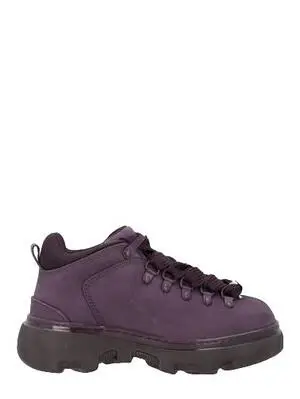 Burberry Ankle Hiking Boots - Purple