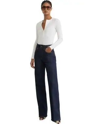 PAIGE High-Rise Wide-Leg Jeans