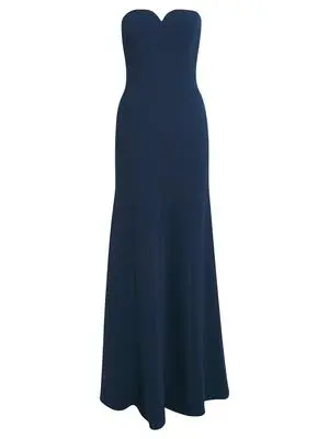 Jenny Packham Strapless Lust Maxi Gown - Navy