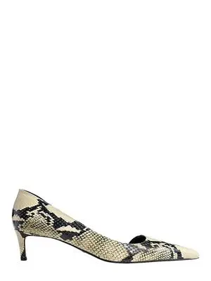 Khaite Snake-effect Leather D'orsay Pumps - Python