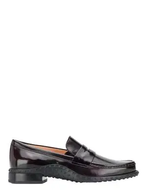 TOD'S Gommino Penny Bar Loafers - Black