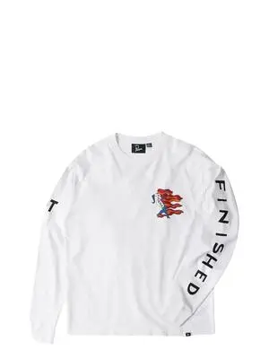 PARRA Long-sleeve Top With Graphic Print - White