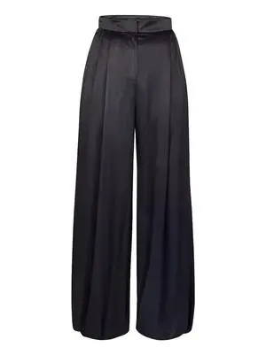 Nina Ricci Satin Trousers - Black